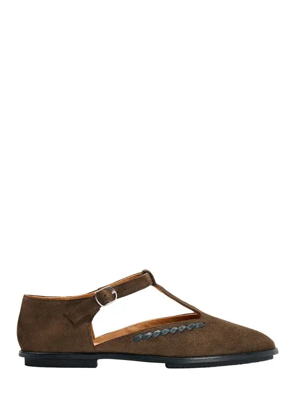 NAGUISA Rui Olive Mary Jane - Green