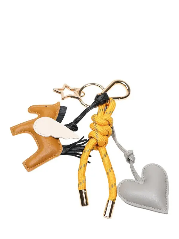 POP UPS BRAND Key Chain With Charms - Yellow