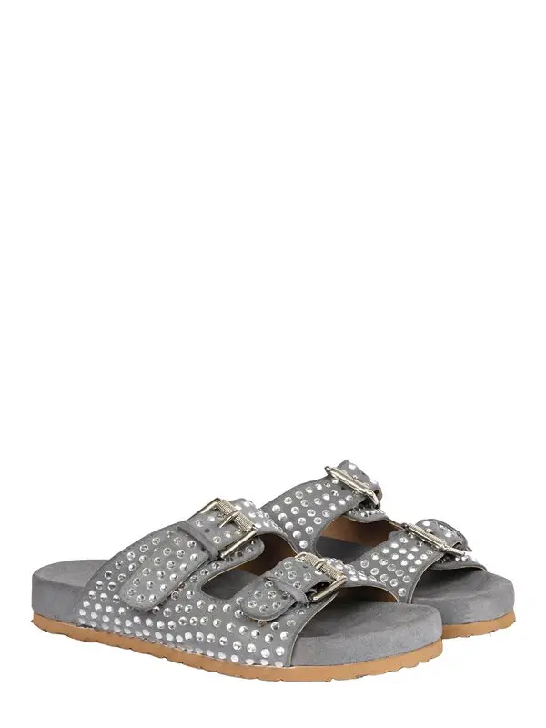 SAINT G Riena Flat Sandals - Blue