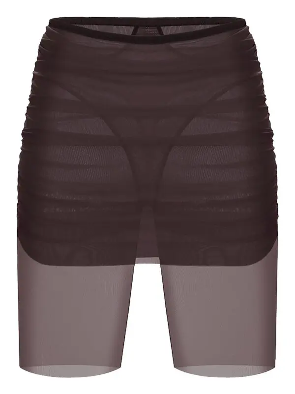 ZHILYOVA Amora Gravity Shorts - Brown
