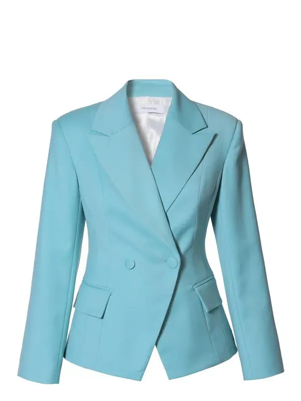 AGGI BY HALEWSKI X-shaped Blazer - Blue