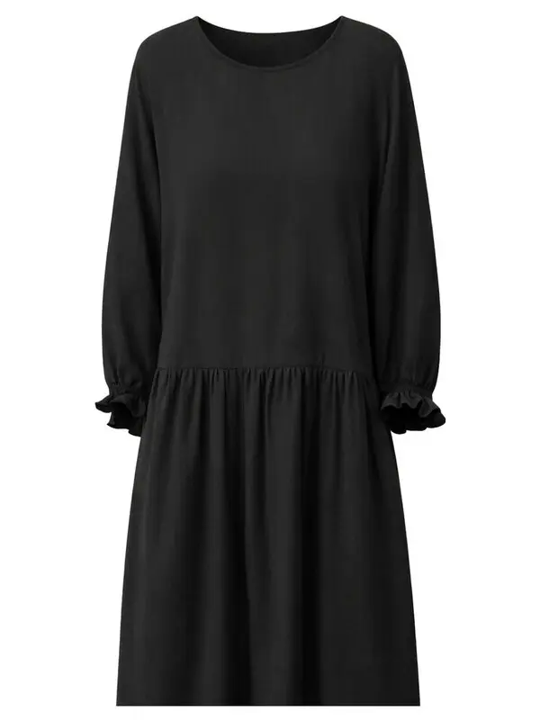 NOLA Tessa Reversible Dress With Pockets - Black