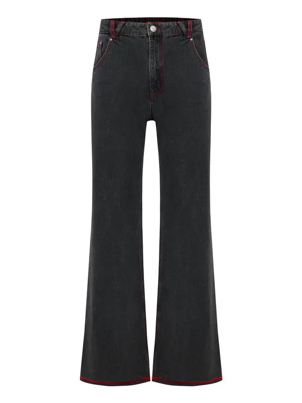 PCFG Regular Fit Denim Pant - Black
