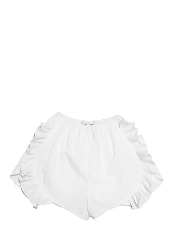IOANA CIOLACU Peony Thigh-length Shorts - White
