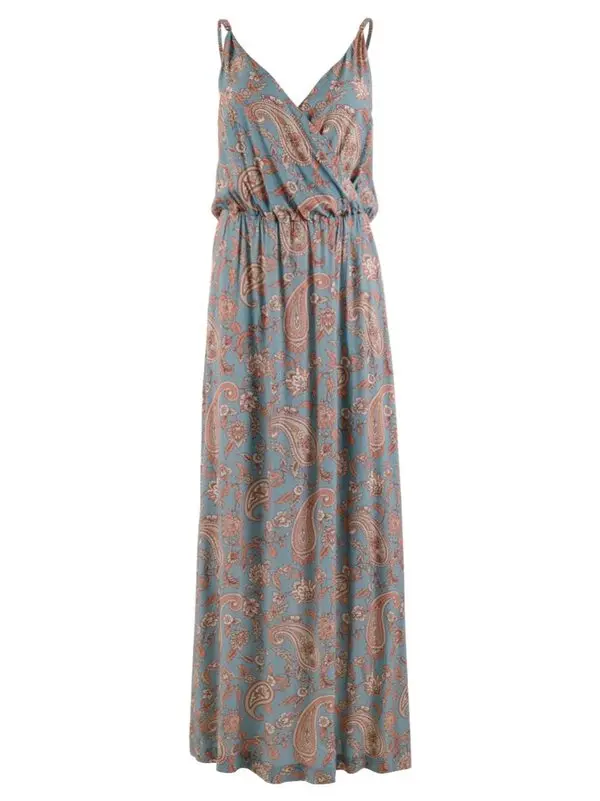MORRATO BALI Aurelia A-line Maxi Dress - Blue