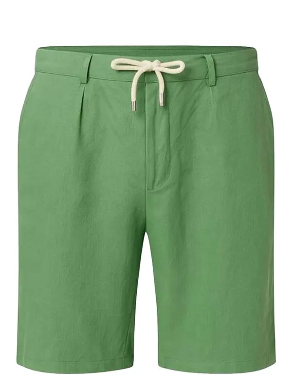Jacques Zolty Valmont Bermuda Linen Short - Green