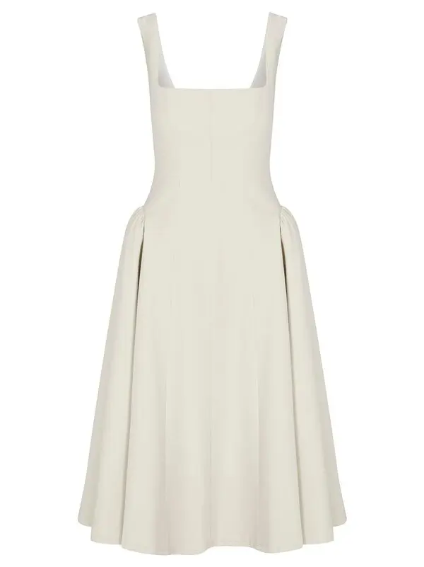 DELFI COLLECTIVE Madeline Midi Dress - White