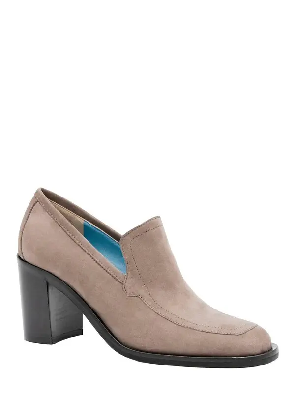VALENTINA RANGONI Pioggia Block Heel Loafer - Brown