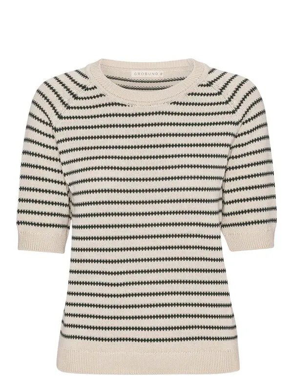 GROBUND Ida Knit Tee - Green