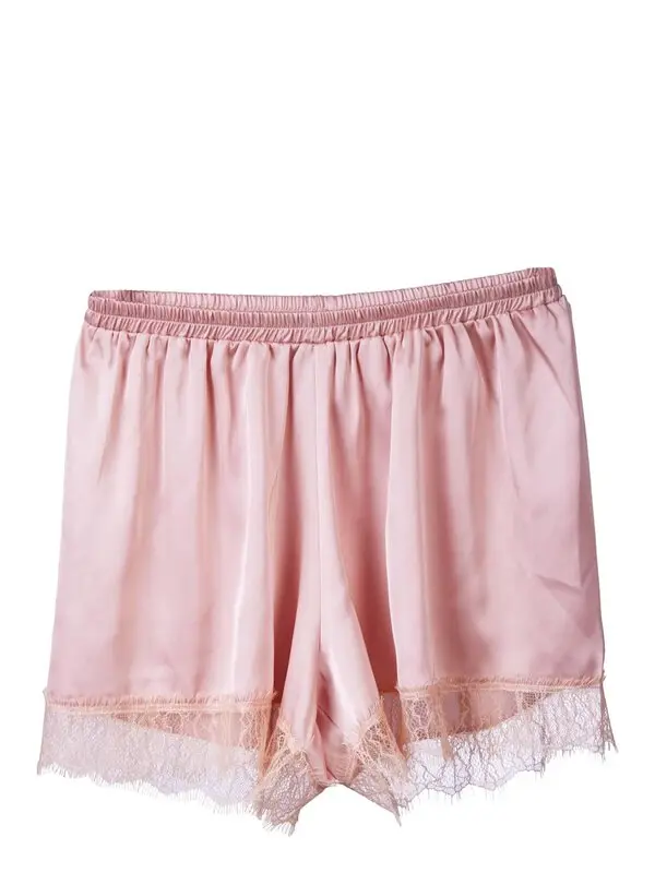 NOBLESSE OBLIGE Short With Lace Trim - Rose Gold