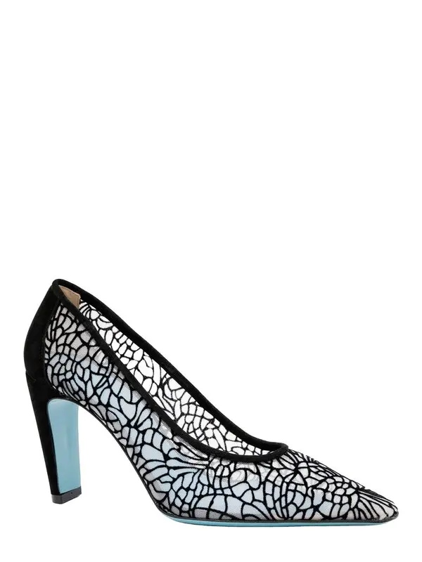 VALENTINA RANGONI Folgorata Mesh Pump - Beige/black