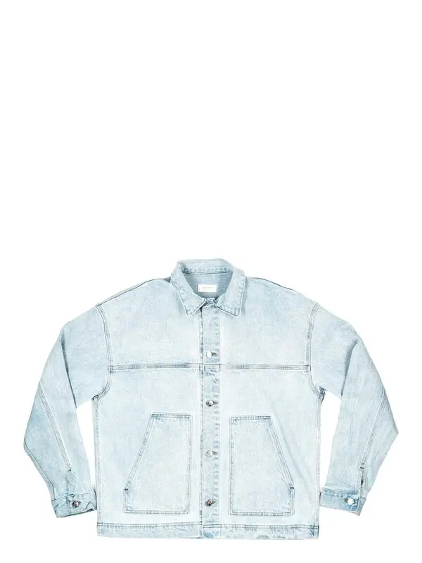 ARIKO Oversized Denim Trucker Jacket - Blue
