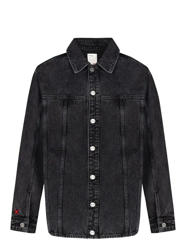 PCFG Destroyed Denim Jacket - Black