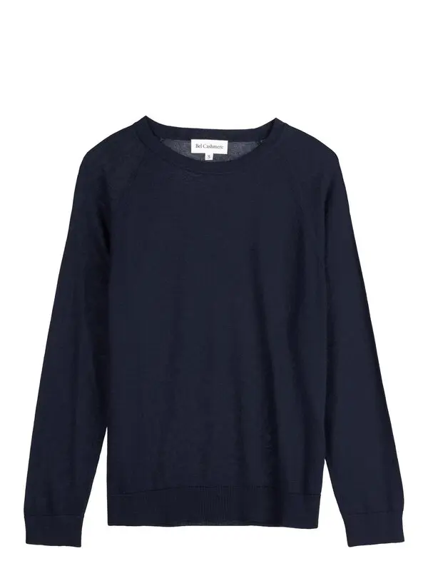 BEL CASHMERE Chelsea Cashmere And Silk Sweater - Blue