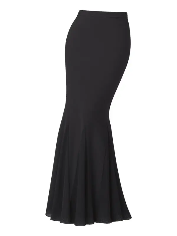 MODISTA THIRTY-ONE Mermaid-hem Maxi Skirt - Black