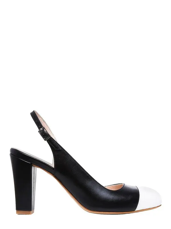 GINISSIMA Coco Slingback Shoes - Black