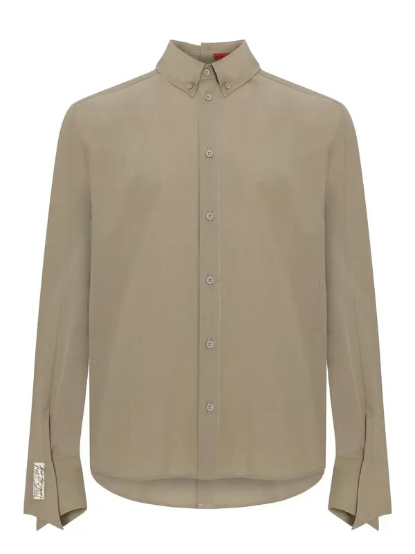 PCFG Neutrals / Pure Cotton Woven Shirt Fit Patch - Green