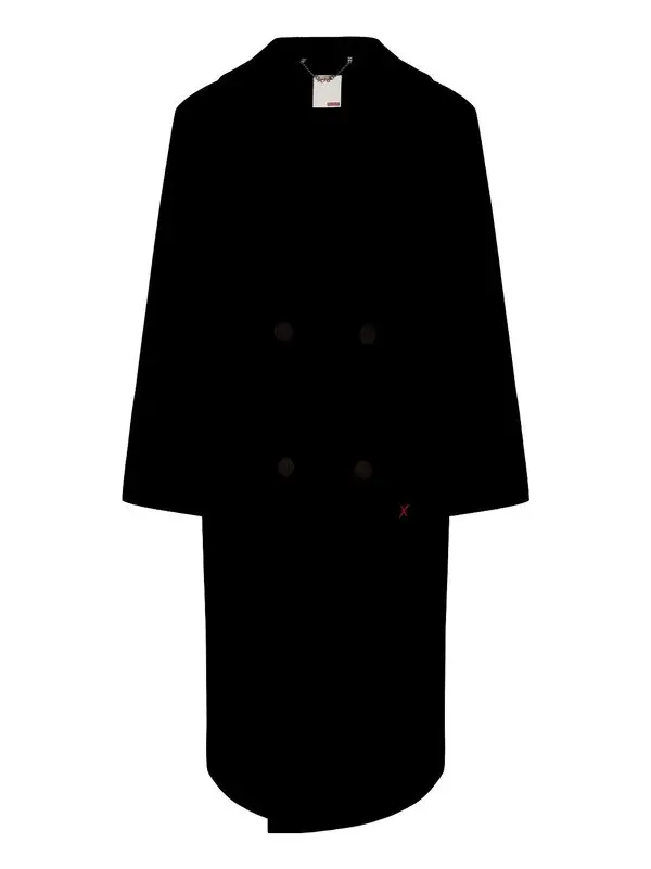 PCFG Wool Long Coat - Black