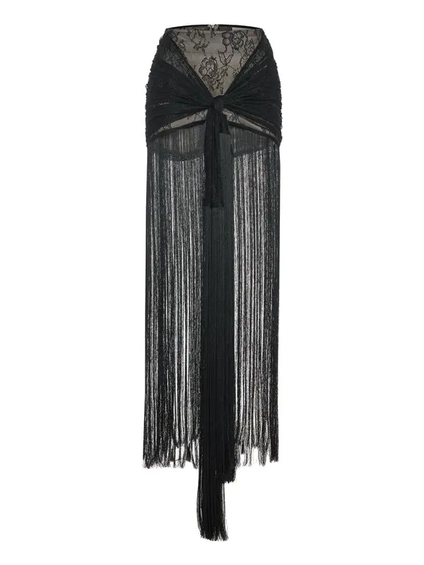 MAISON SEL Mini Tènebrè Skirt - Black