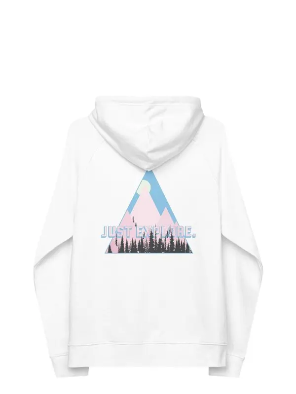 ANCHOR & CREW Seeker Organic Cotton Raglan Hoodie - White