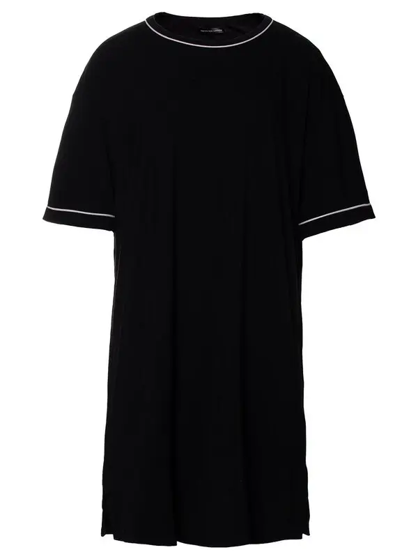 PRETTY YOU Bamboo Classic Tee Dress - Black