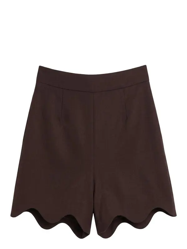 ASHITA FERNANDES Linen Tailored Shorts - Black