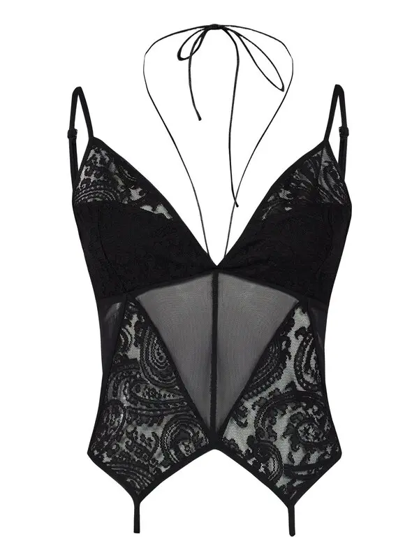 PCFG Free Heaven Lace Top - Black