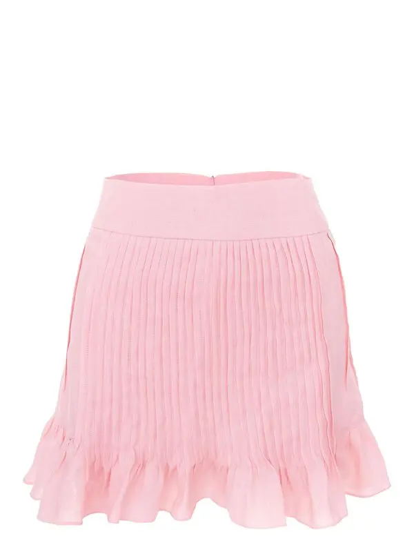 UNDERFLIRTY Breeze Linen Skirt - Pink