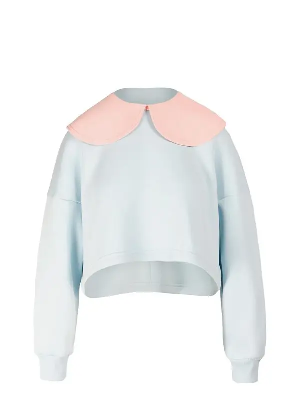 IOANA CIOLACU Baby Orchid Sweatshirt - Blue