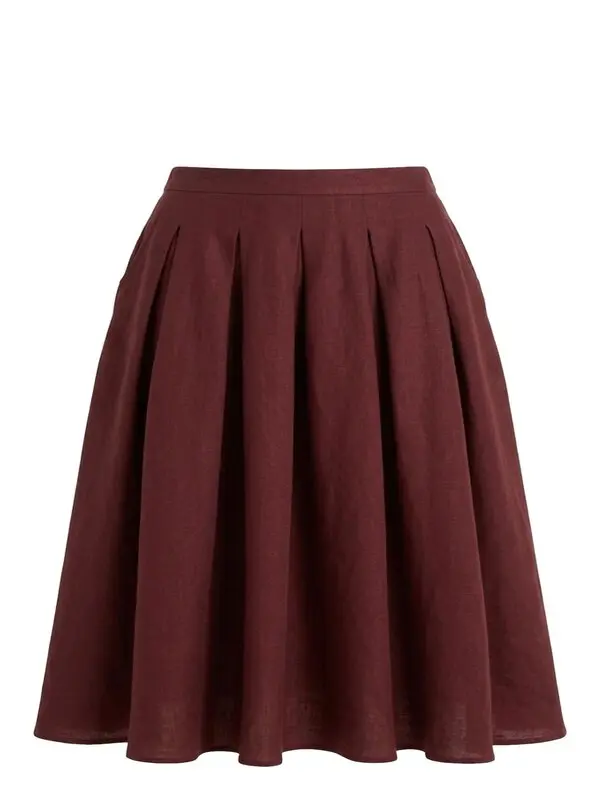 ASHITA FERNANDES Maxi Length Skirt - Brown
