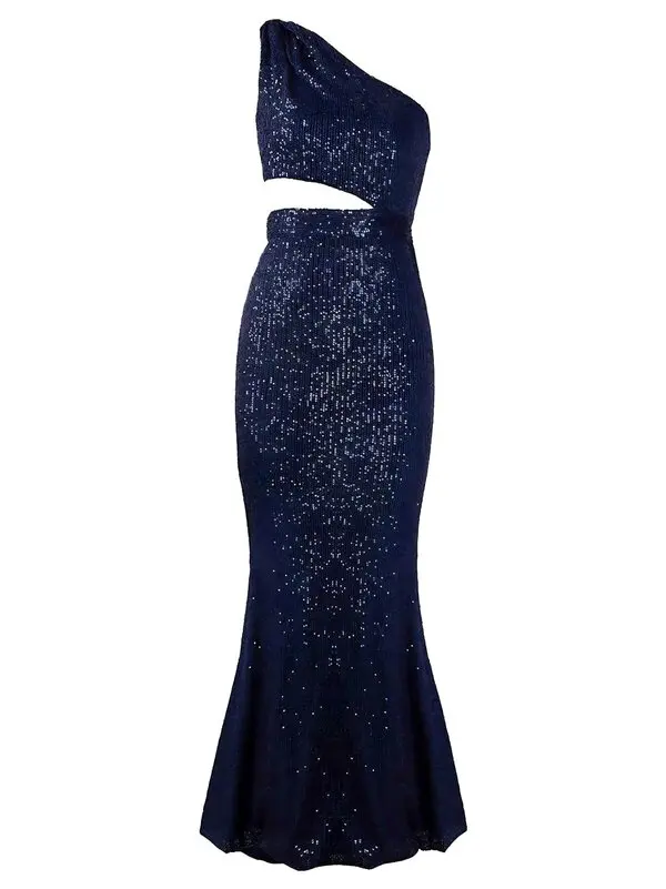 EMMA WALLACE Tienna Sequin Gown - Blue