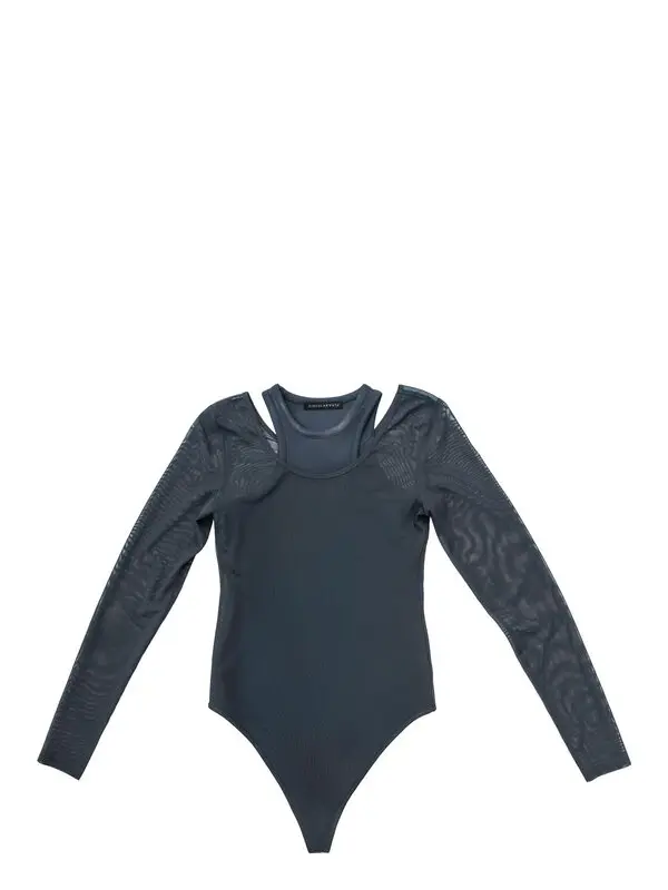 CIRCULAR PATH Betty Bodysuit - Black