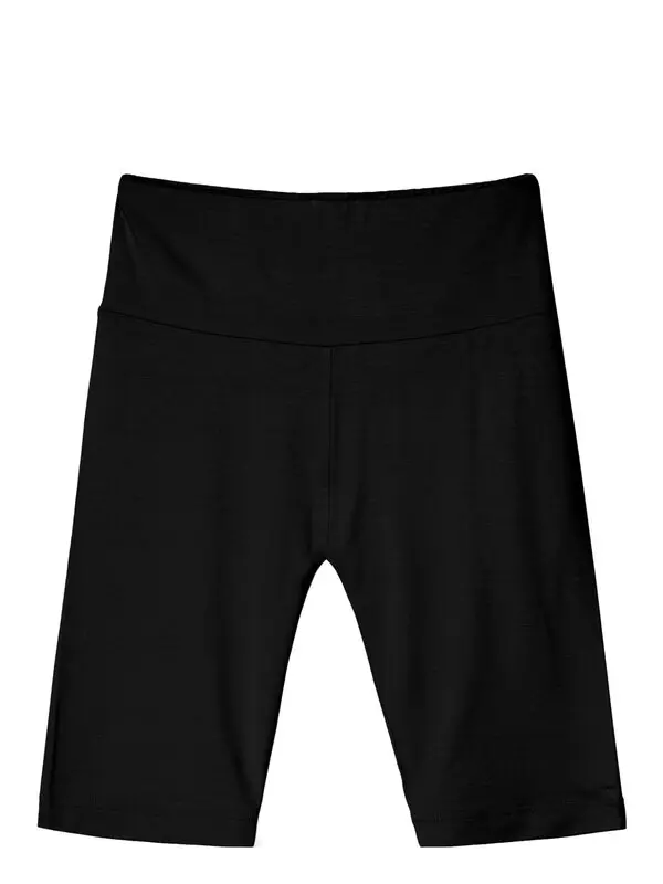 ON/OFF ESSENTIALS Bamboo Biker Shorts - Black
