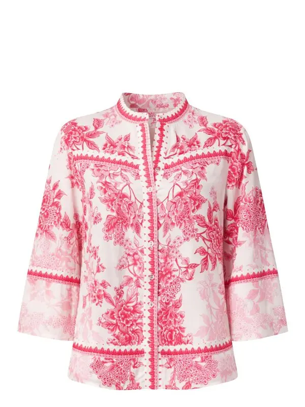 RAISHMA Myra Viscose Shirt - Pink