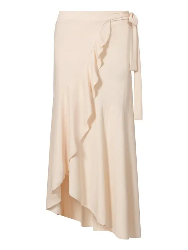 KALANI SUNWEAR Rio Uv Wrap Skirt - Brown