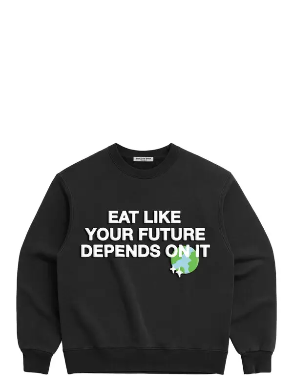 DONT EAT THE HOMIES Future Crewneck - Black
