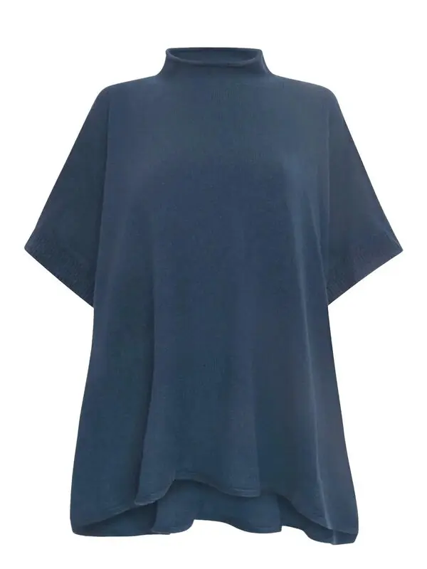 JAMES LAKELAND Denim Poncho - Blue
