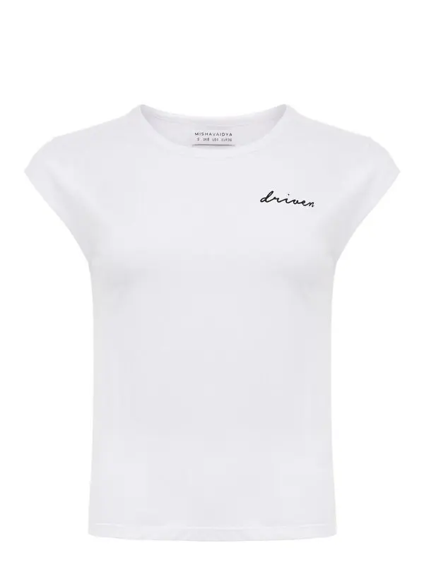 MISHA VAIDYA Driven Tee - White