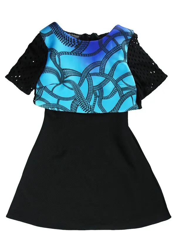 TRAMP IN DISGUISE Skater Mini Dress - Black