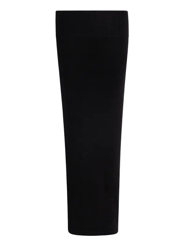 CIRCULAR PATH Maxi Tube Skirt - Black