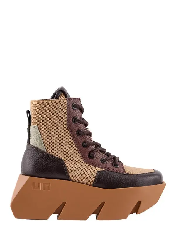 United Nude Bull Combat Boots - Brown