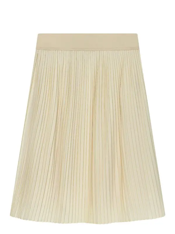 RAVE ON TREND Pleated Skirt - Brown