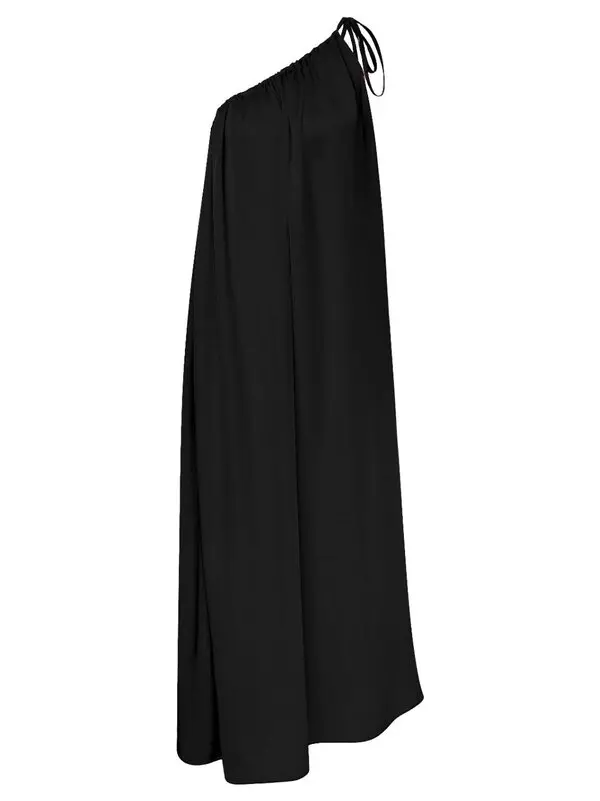 NAZLI CEREN Chrissy One-shoulder Maxi Dress - Black