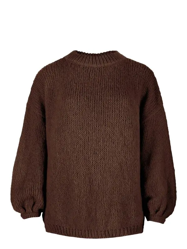 SALANIDA Melody Mohair Jumper - Brown
