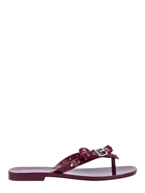 Melissa Harmonic Squared Flat Thong - Red