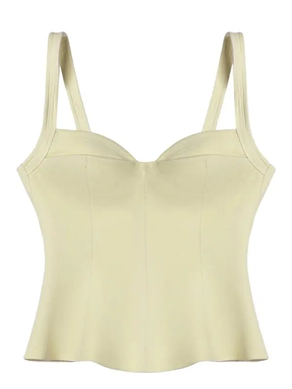 NOCTURNE Strappy Bustier - Yellow