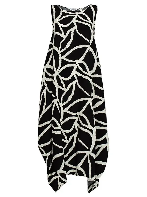 BIANCA POPP Semiballoon Viscose Dress - Black