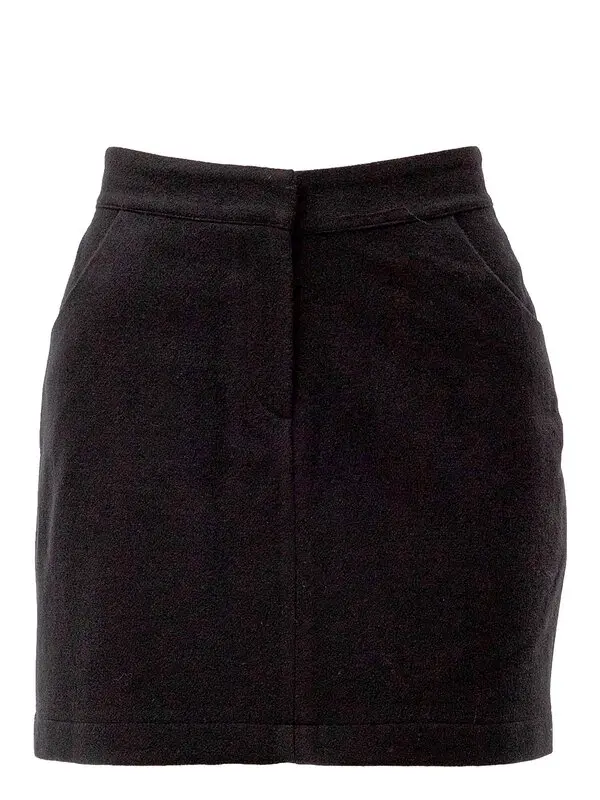 MAISON BOGOMIL Mini Wool Skirt - Black