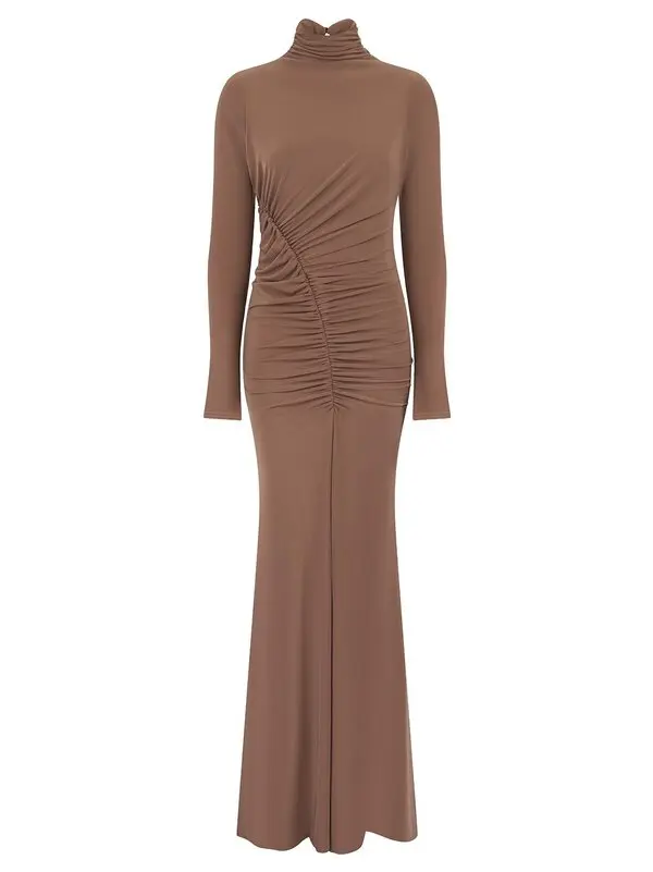 CELESTINE & MAE Silene Maxi Dress - Brown