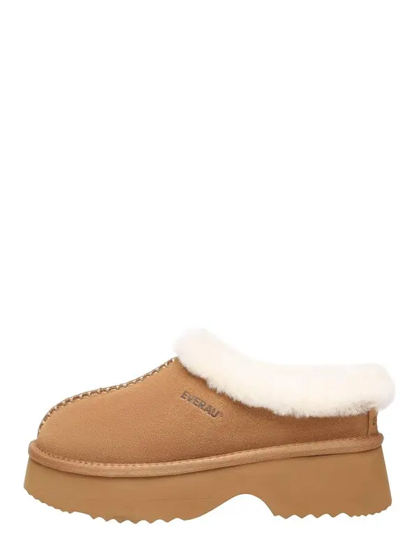 EVERAU AUSTRALIA Savanna Platform Slippers - Gold